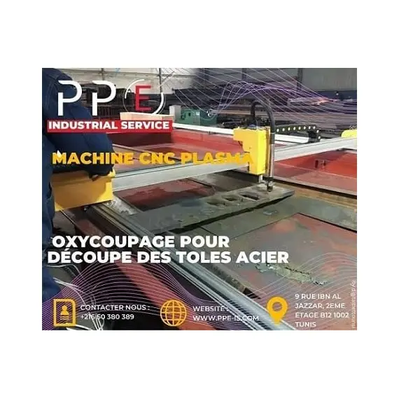Machine de découpe cnc plasma 2040 - Tunisie